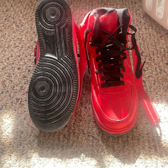 Nike | Shoes | Nike Af Red | Poshmark
